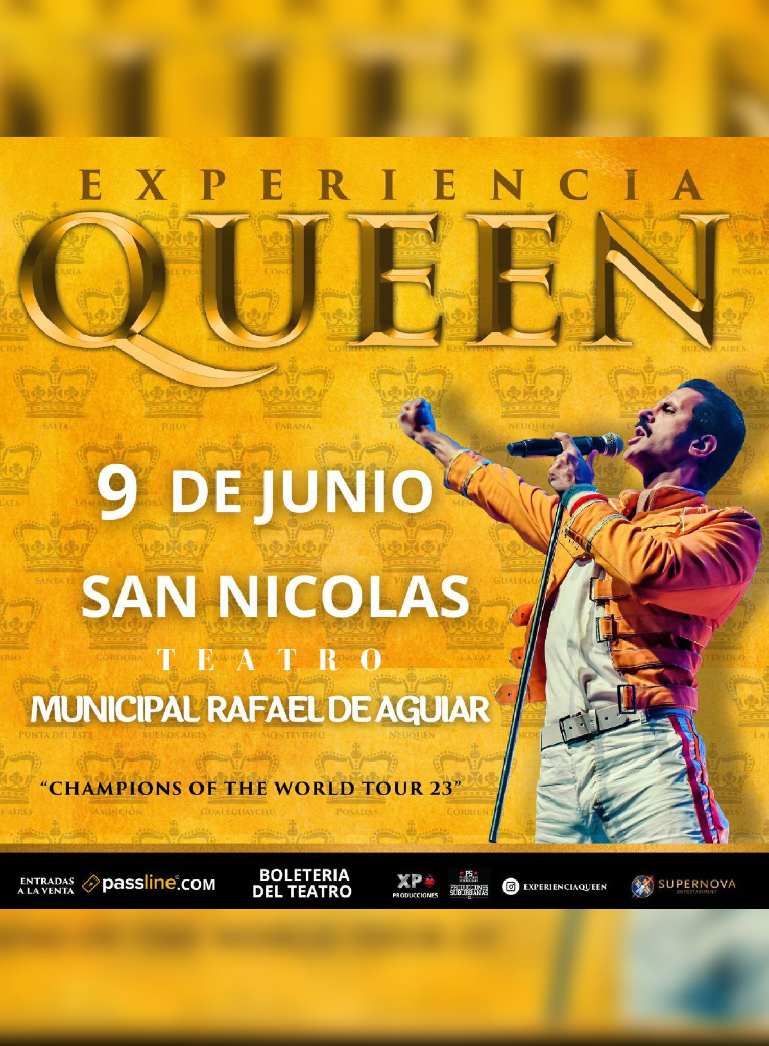 Experiencia QUEEN – Teatro San Nicolás